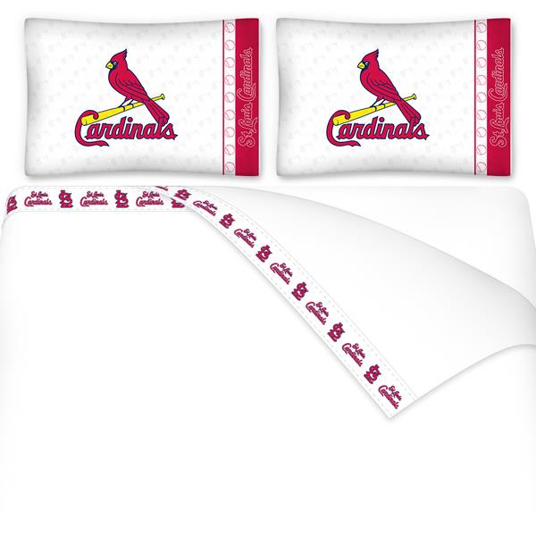 St. Louis Cardinals Microfiber Sheet Sets & Extra Pillowcases