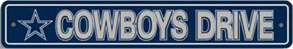 Dallas Cowboys Street Sign