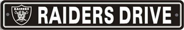Oakland Raiders Street Sign