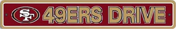 San Francisco 49ers Street Sign