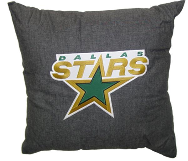 DALLAS STARS 18" Denim Square Pillow