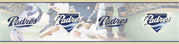 SAN DIEGO PADRES Scenic Wall Border