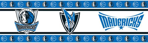 Dallas Mavericks NBA Basketball Wall Border